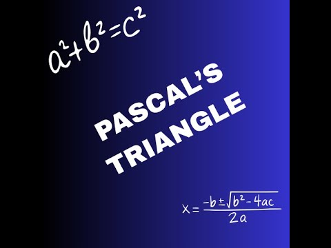 PASCAL'S TRIANGLE EXAMPLE 2 - YouTube