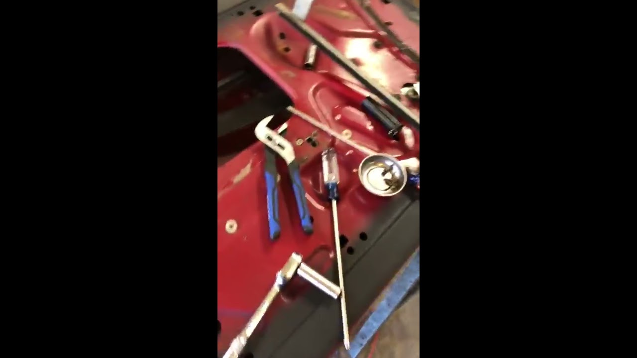 F100 Ford Window Vent Assembly Removal - YouTube