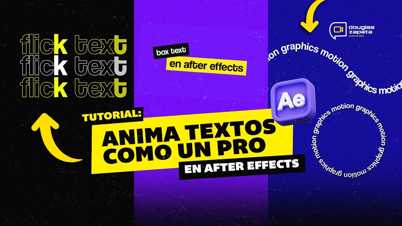 ANIMA textos como un PRO - After Effects tutorial - 😱 🔥 🔥 - YouTube