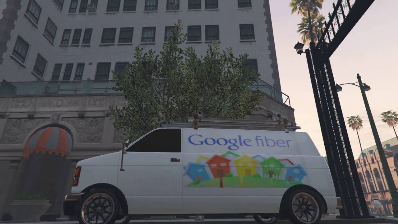 Google Fiber Van GTA V PC Mod - YouTube