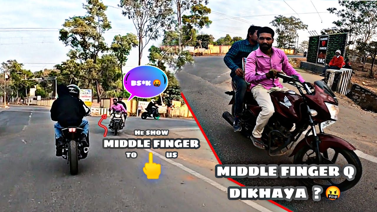 MIDDLE FINGER 🤬 BUT WHY ? 😡 | FULL THROTTLE RIDE AND WHEELIES 😍 # ...