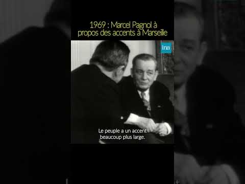 Marcel Pagnol sur l'accent marseillais 🥺  #INA #shorts