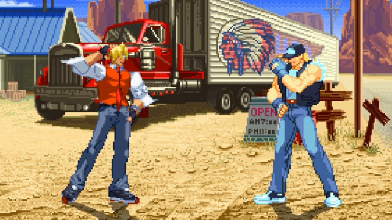 MUGEN Battle Showcase: Roy Bromwell Vs Terry Bogard - YouTube