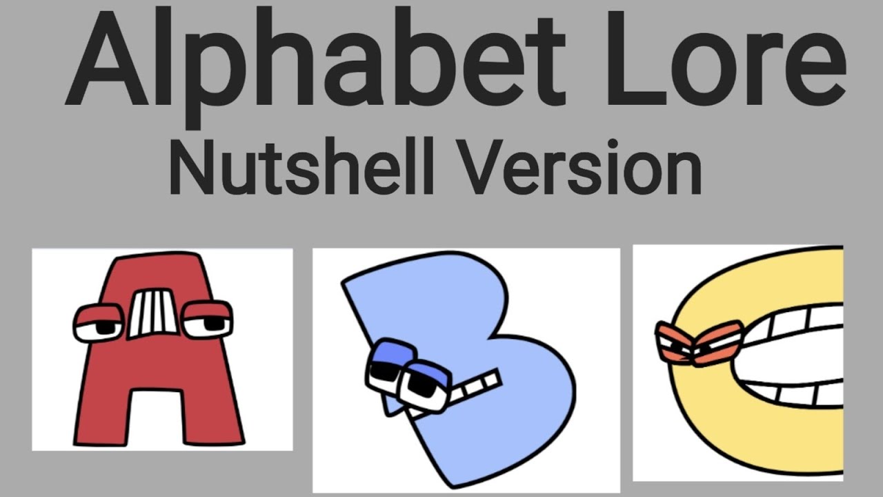 Alphabet Lore In A Nutshell YouTube