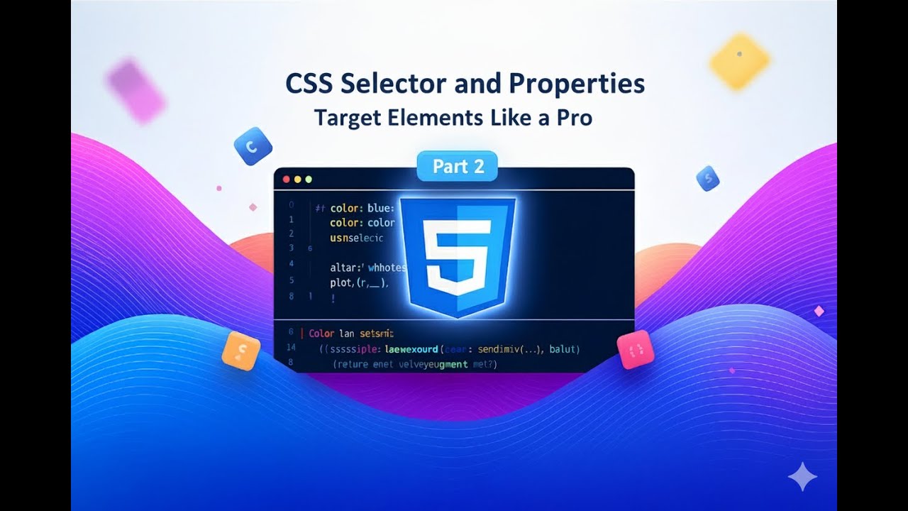 CSS Selectors & Properties Explained | Master CSS Step by Step (Part 2 ...