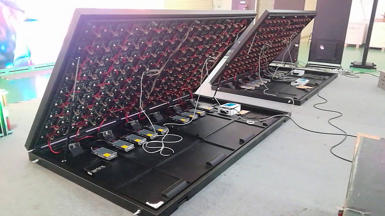 Outdoor big size P10 front service LED display - YouTube