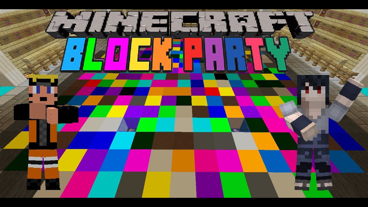 Кубическое тусе!-Minecraft-Block Party - YouTube