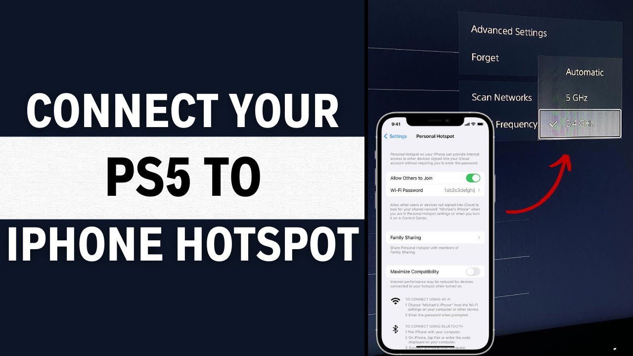 How To Connect PS5 To iPhone Hotspot - Full Guide - YouTube