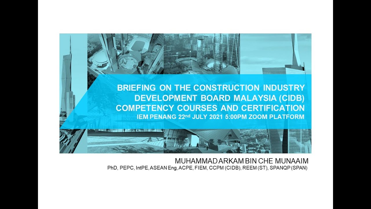 Briefing on the Construction Industry Development Board (CIDB ...