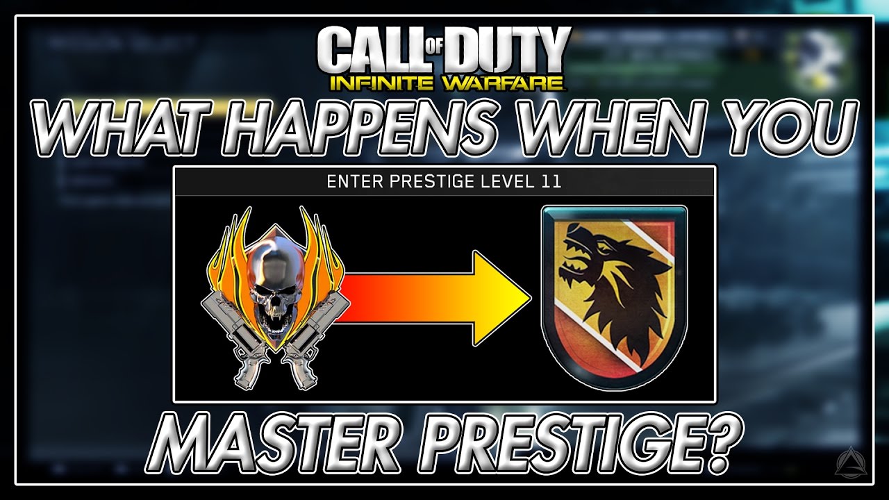 What Happens When You "MASTER PRESTIGE" ? [Infinite Warfare Master ...
