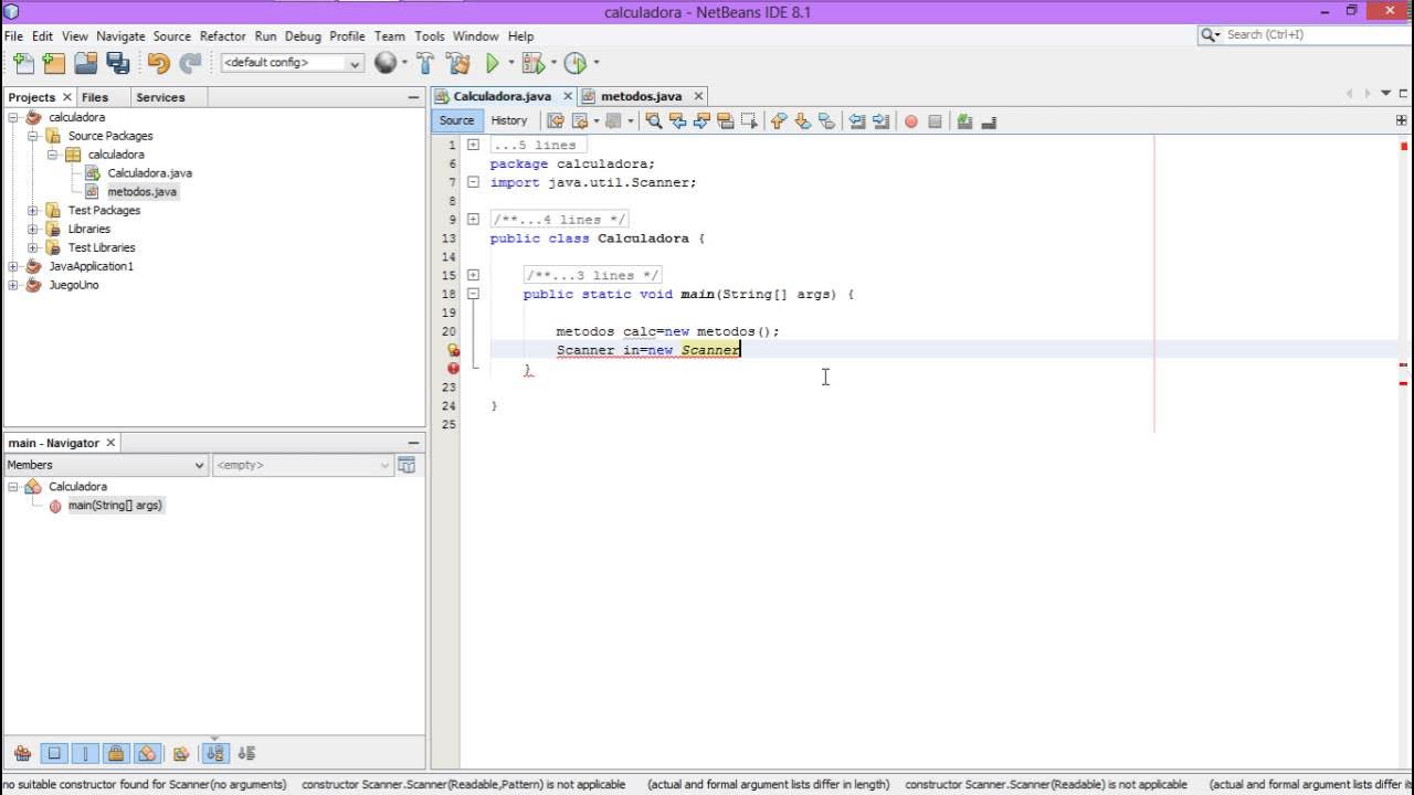 Calculadora Basica en Java Netbeans - YouTube