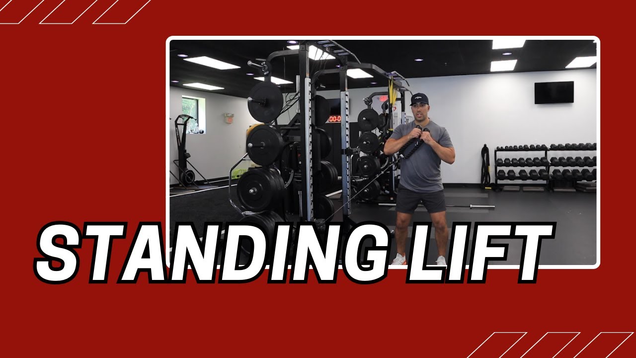 Standing Lift | Cable Machine Exercise - YouTube