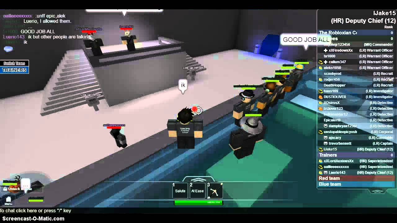 [ROBLOX] A OLD TRC TRAINING! - YouTube