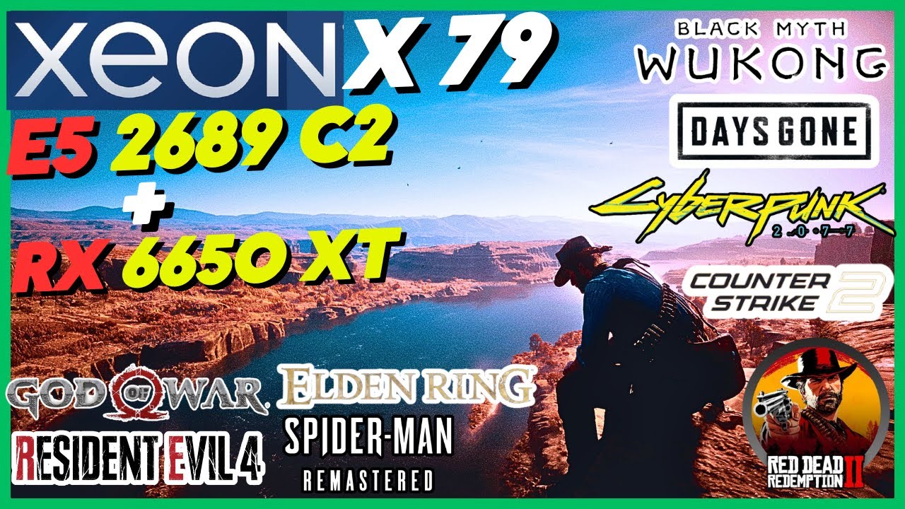KIT XEON X79 E5 2689 C2 + RX 6650 XT VALE A PENA? TESTE EM JOGOS - YouTube
