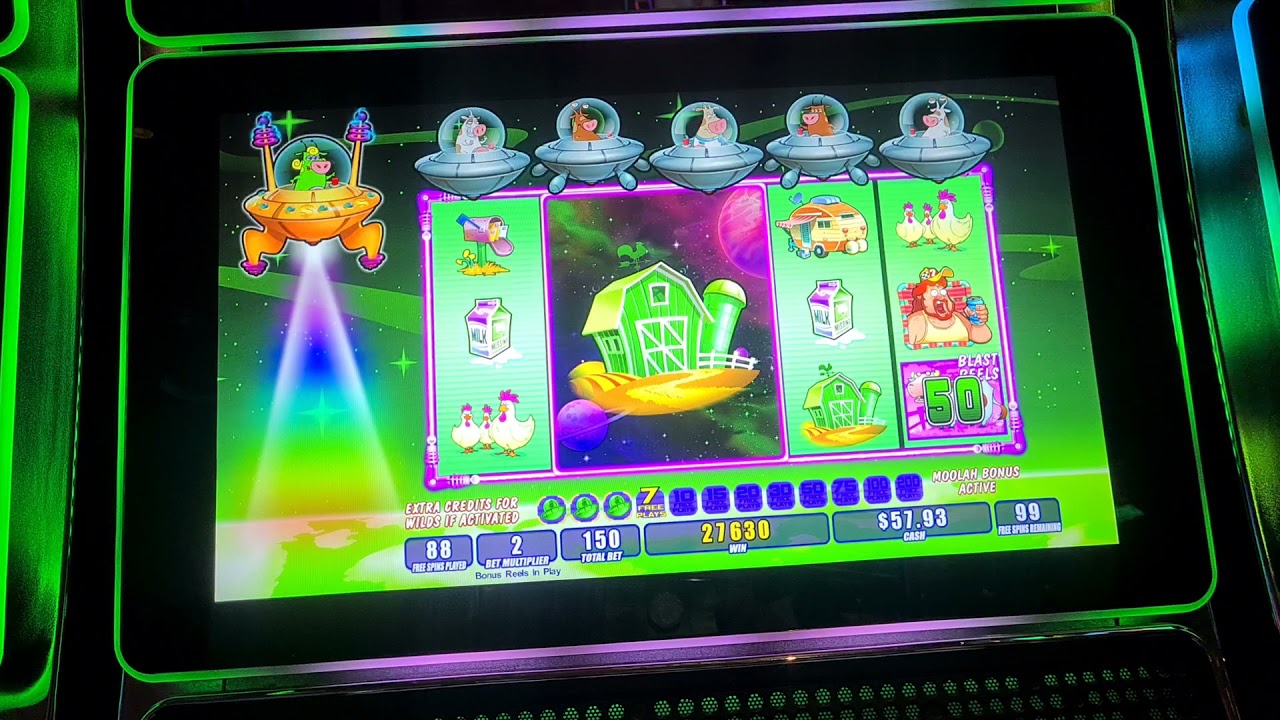 Unicow mega bonus inside a regular bonus during the Invaders Return ...