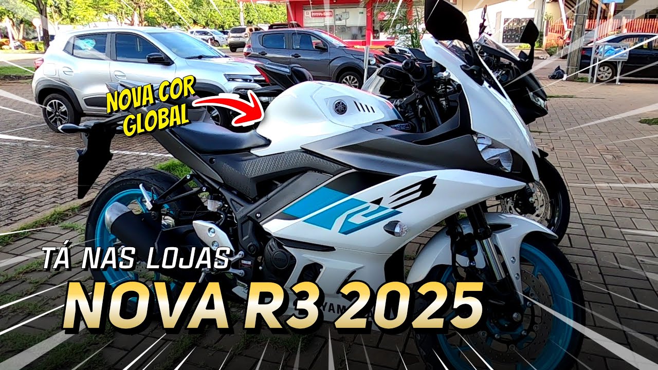Nova Yamaha R3 2025 chegando nas lojas 💙 Confira! #moto #noticia - YouTube