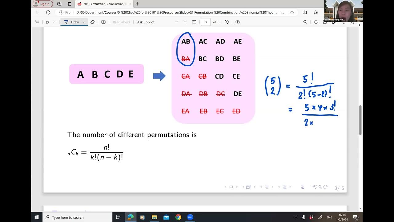 Permutation, Combination, Binomial Theorem - YouTube