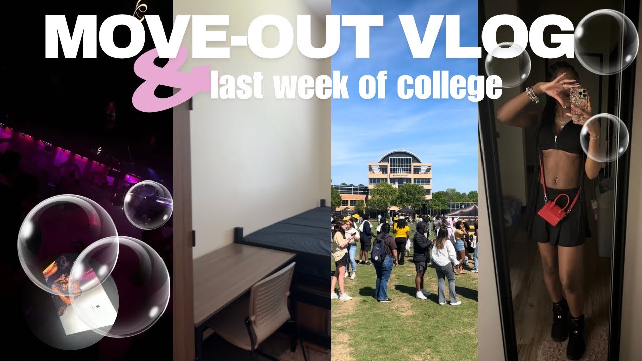 Move-Out Vlog and Spend the Week of College With Me ||| BYE BYE ...