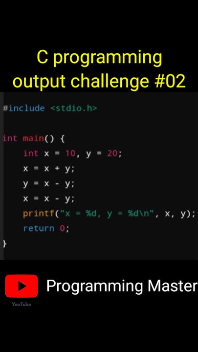 C Programming Output Challenge 02 Cprogramming Coding Programmingtutorial