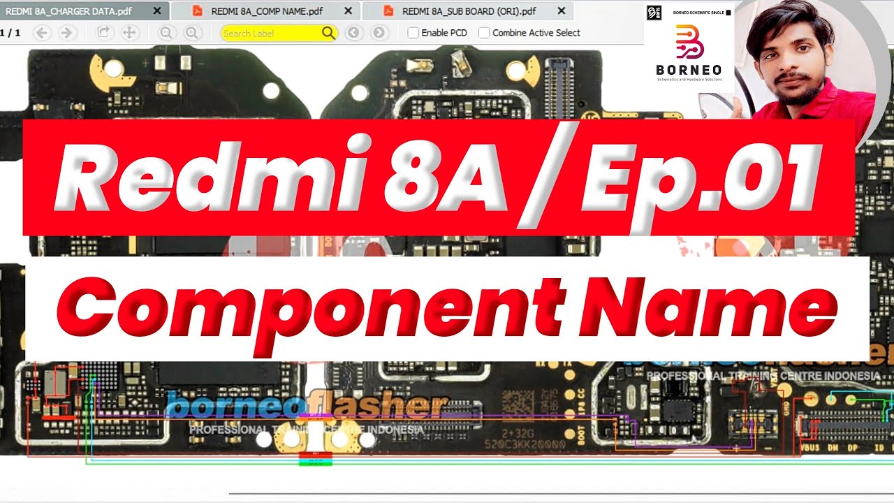 Redmi 8a All Component Name | Redmi 8A Borneo Crash Course Ep.1 ...