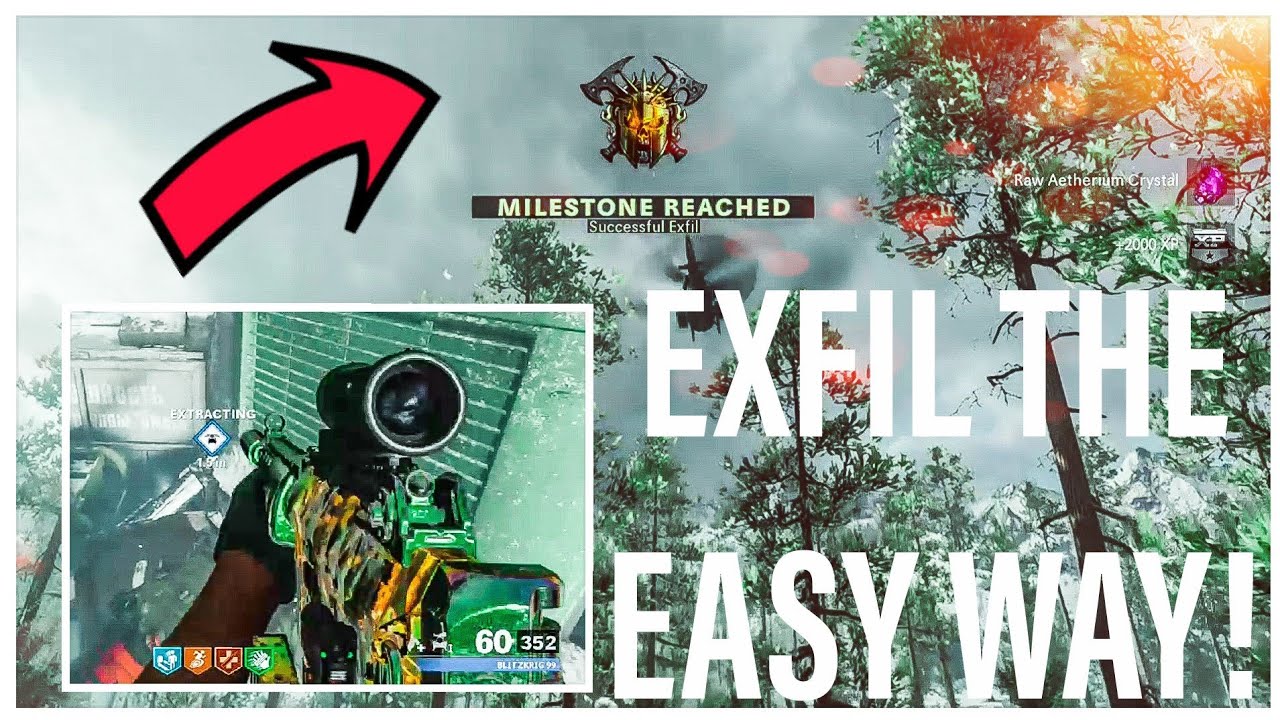 EXFIL THE *EASIEST* WAY AND UNLOCK THE PARK OPERATOR! - BOCW: Zombies ...
