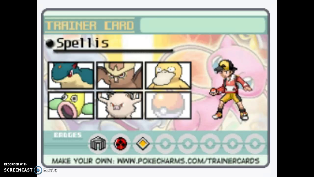 My Trainer Card Gen 2 - YouTube