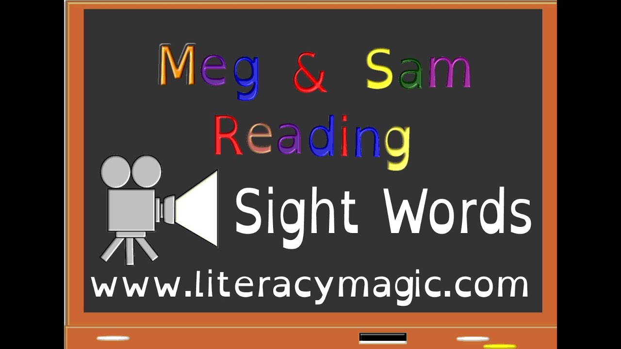 Meg and Sam Reading Sight Words - YouTube