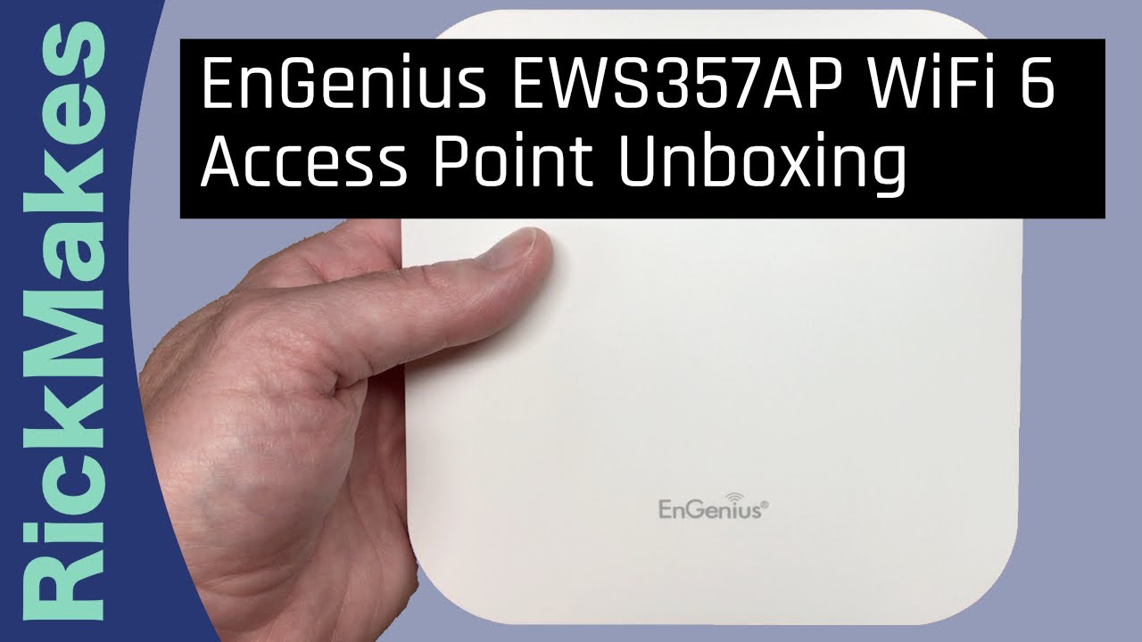 EnGenius EWS357AP WiFi 6 Access Point Unboxing - YouTube