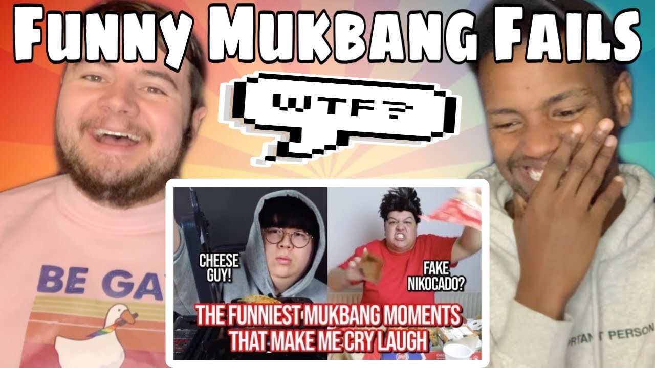 the FUNNIEST mukbang moments/fails that make me laugh REACTION - YouTube