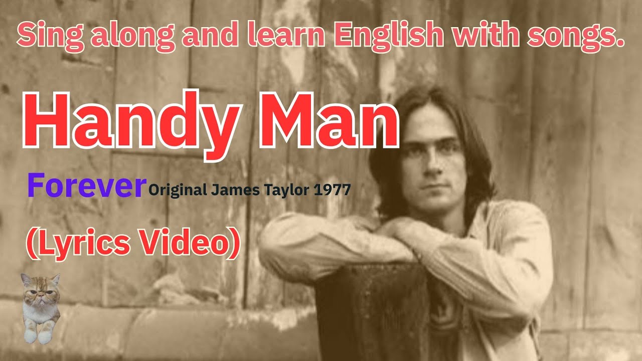 Handy Man (Lyrics Video) Sing along and learn English with songs มีคำ ...