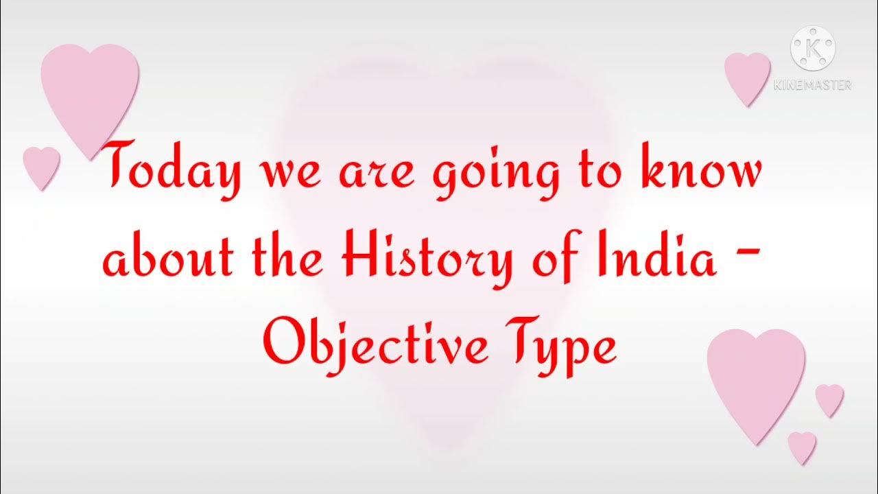 History Of India Objective Type YouTube history-of-india-objective-type-youtube