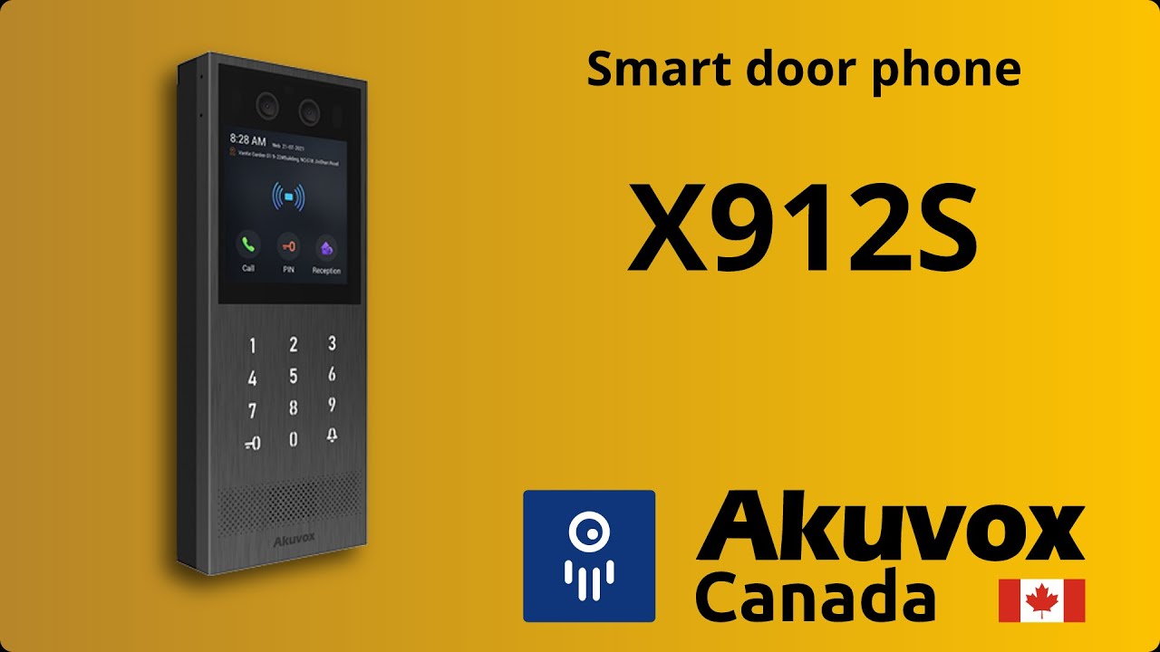 Akuvox X912S Smart door phone // Akuvox Canada - YouTube