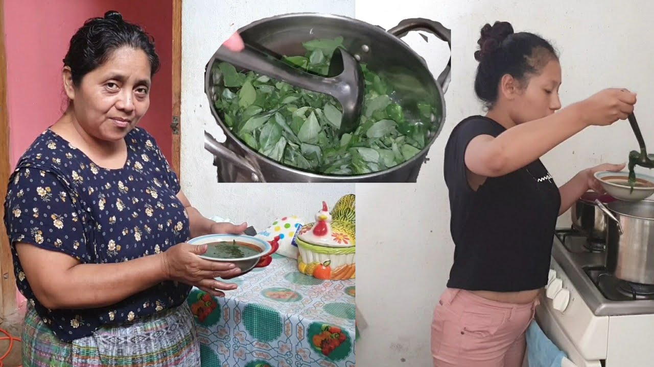 Prepare una de las comidas Faboritas de mi suegra / caldo de chipilin ...