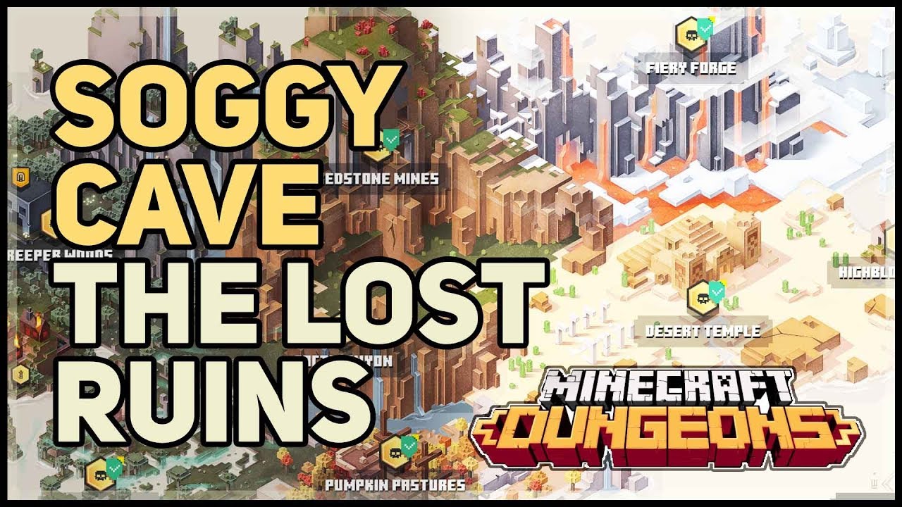Soggy Cave Secret Mission Minecraft Dungeons - YouTube