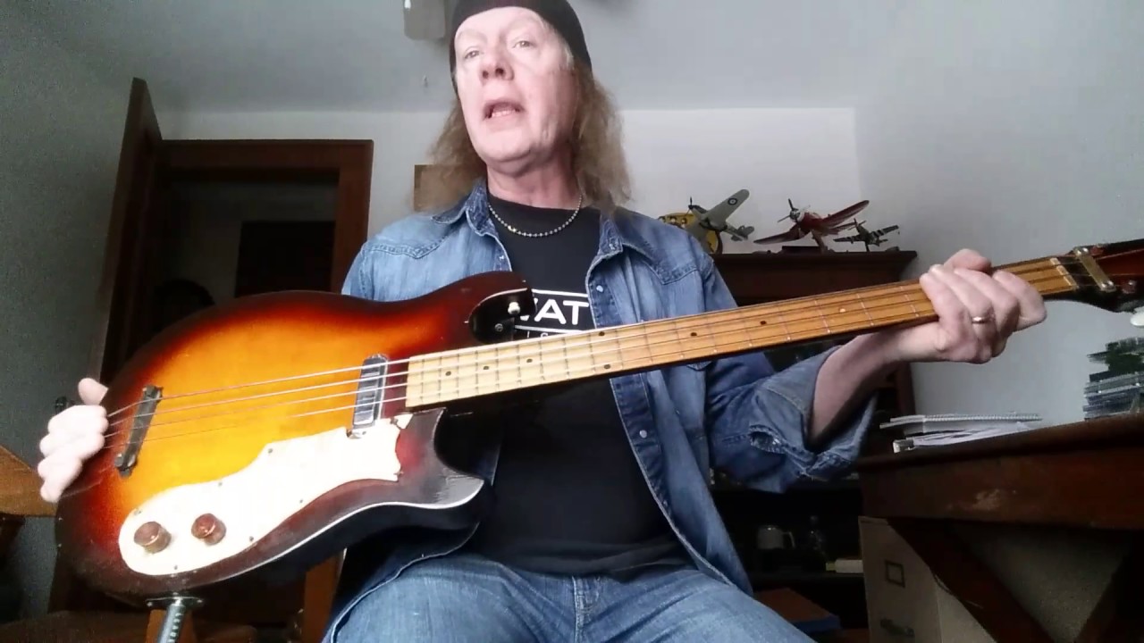 1959 Multivox Marvel bass review. - YouTube