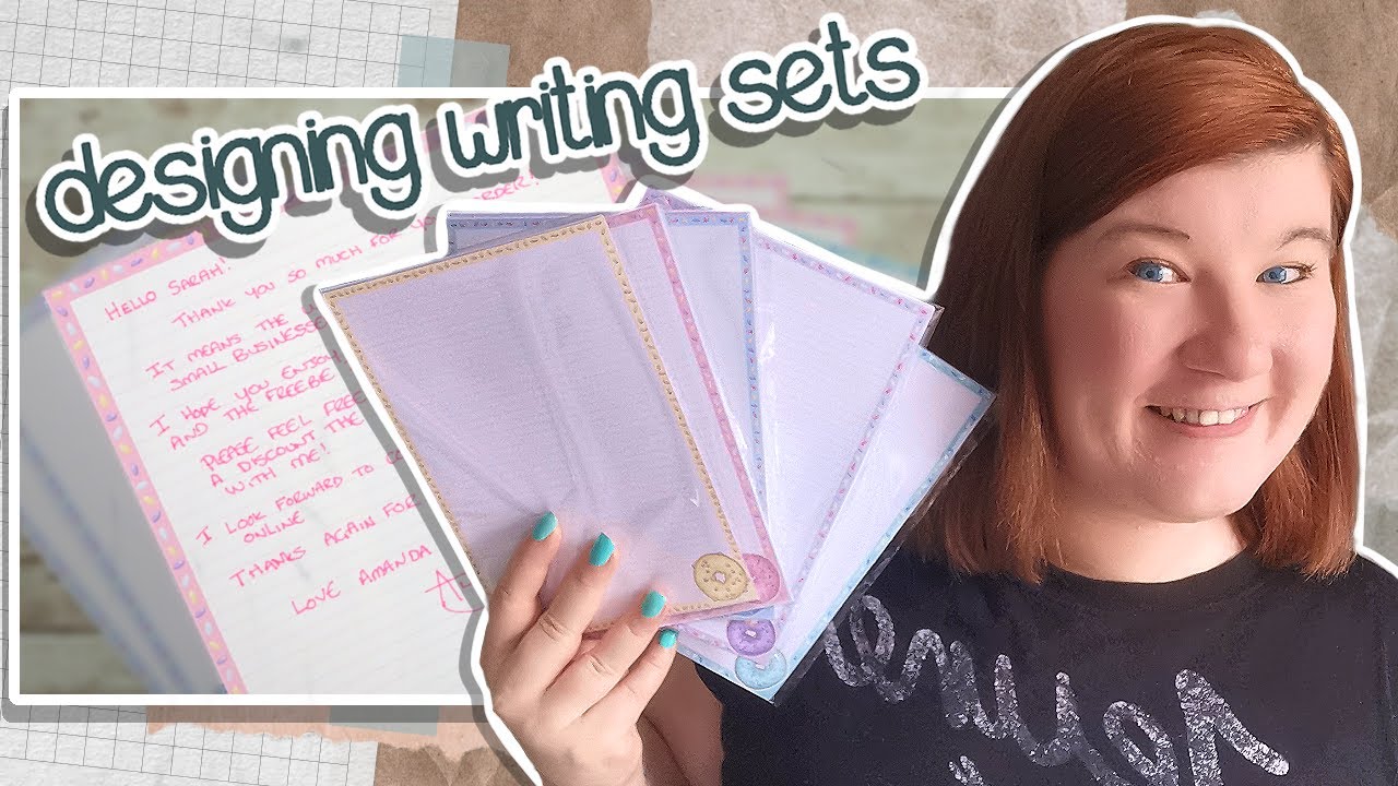 Making Stationary: Letter Writing Sets | Studio Vlog - YouTube