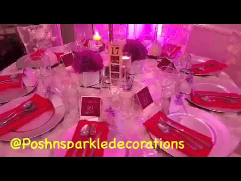 Bling Bling table setting - YouTube