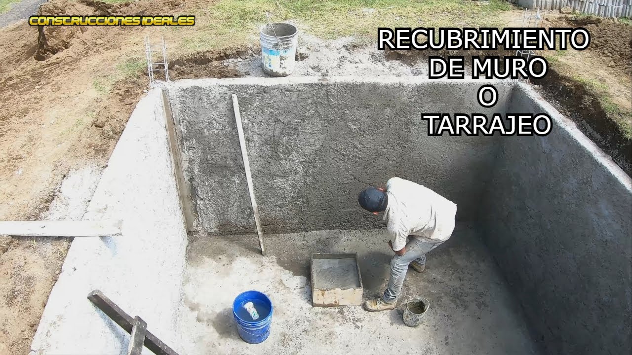 Revoque de Muro con Impermeabilizante en Polvo para una Cisterna de ...