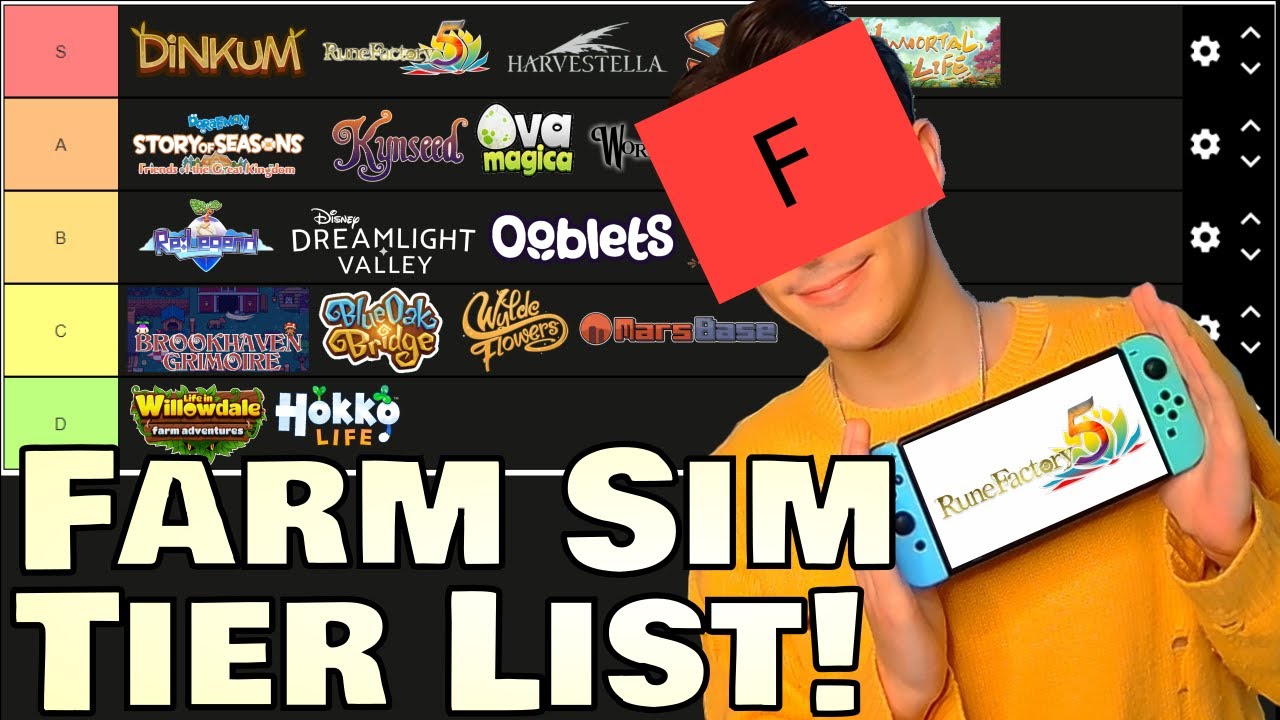Face Reveal + Ranking Every Farming Game I played in 2022! - YouTube