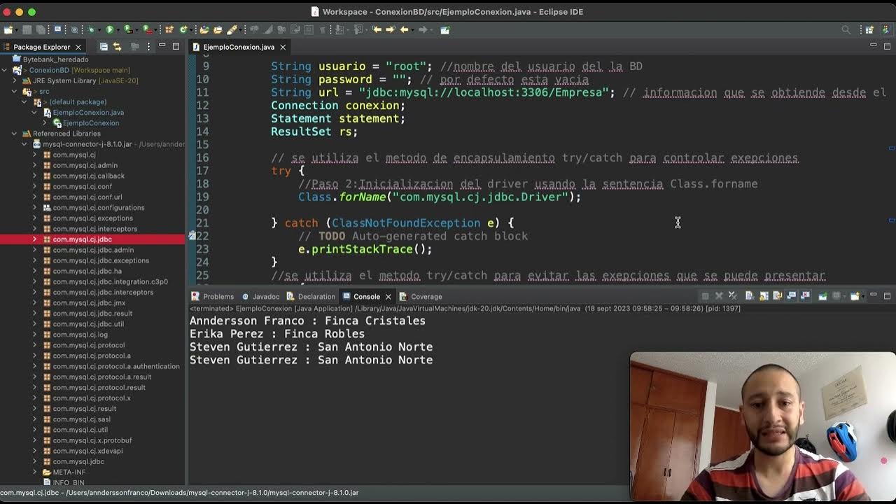 Conexión JDBC a Eclipse - YouTube