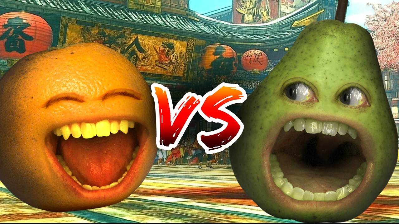 Annoying Orange - AO vs Pear Supercut! - YouTube