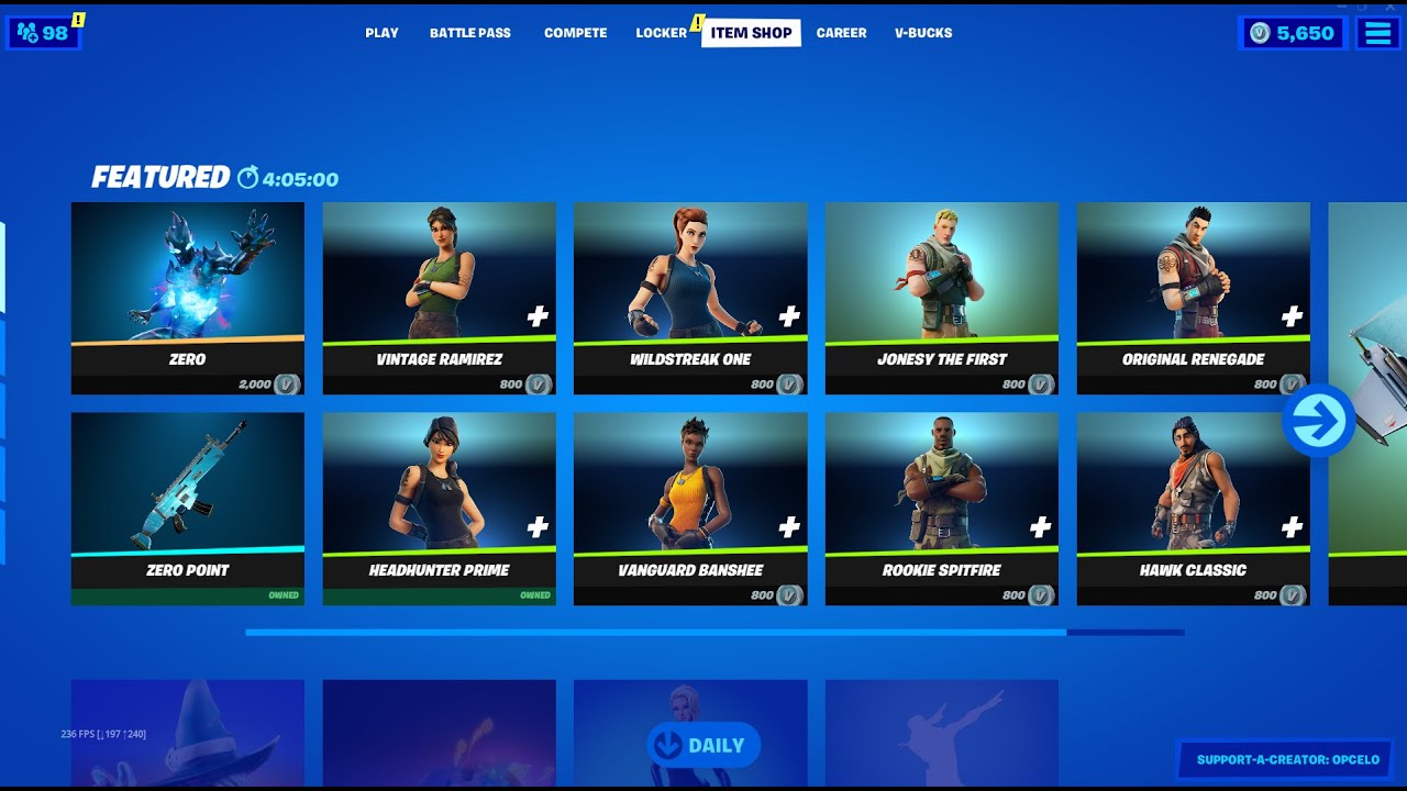 Fortnite Item Shop Countdown ! 3rd February 2021 ! FN Item Shop Live ...