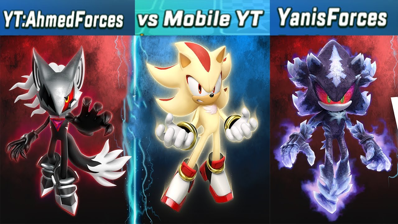 Sonic Forces party Match 1vs1vs1 - Infinite vs Super Shadow vs Mephiles ...