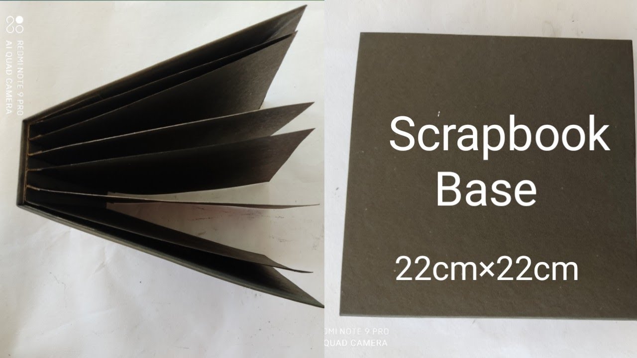 scrapbook base making idea at home for photo decorations/by farzana ...