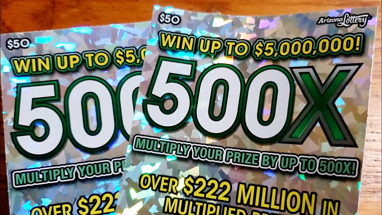 Arizona lottery-- PAIR OF WINNING 500X TICKETS 🤑 - YouTube