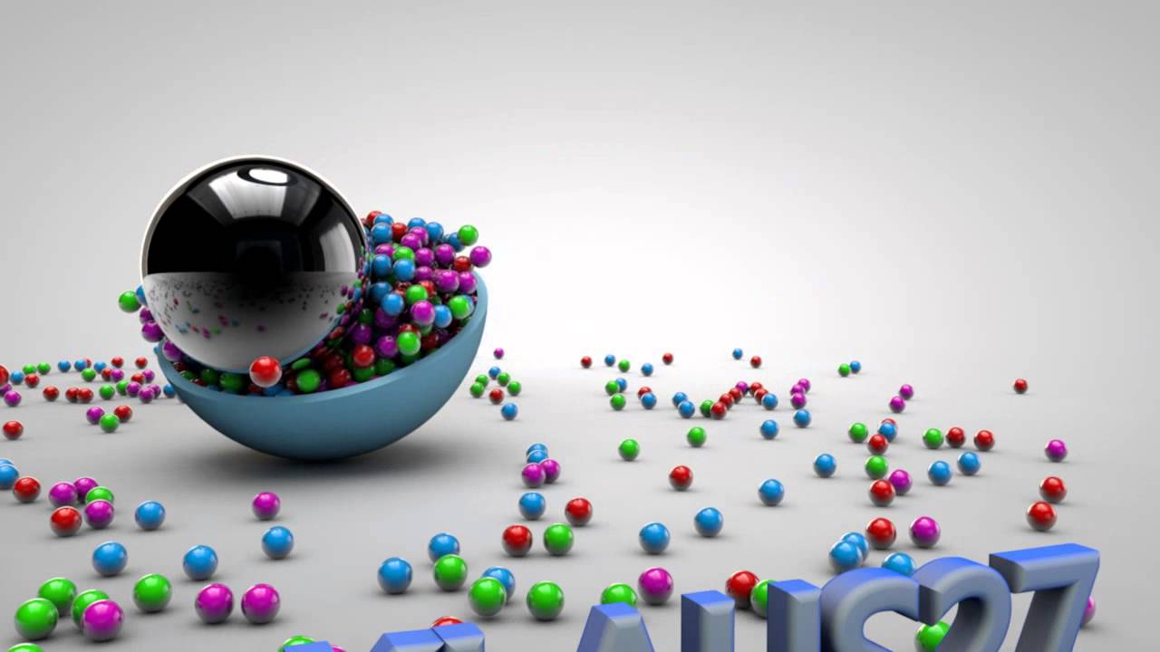 Шарики Cinema 4d (Balls Cinema 4D) - YouTube