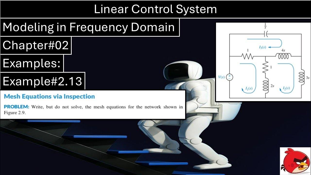 Linear Control System | Chapter#02 | Example#2.13 | Modeling in Frequency Domain | Wisely - YouTube