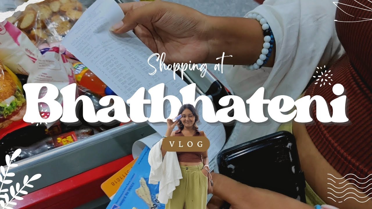 Shopping at Bhatbhateni (Vlog 002) - YouTube