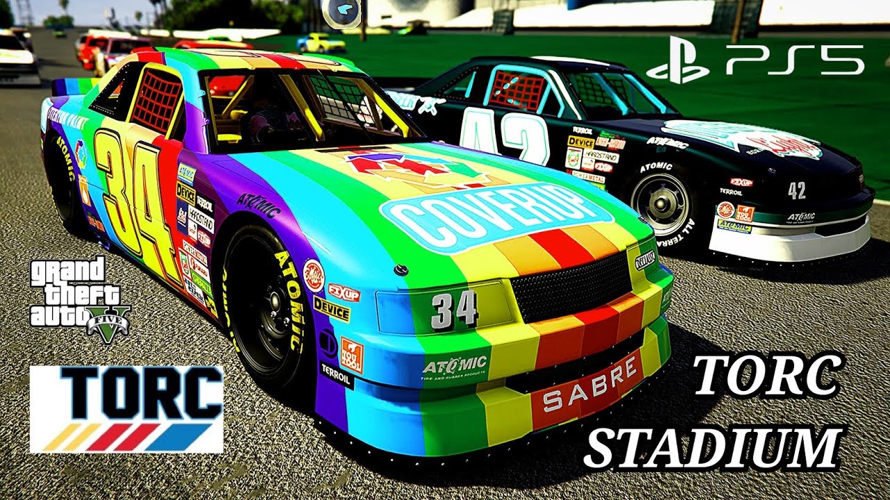 Nascar TORC Stadium - GTA5 | TORC Season8, Round9 - YouTube