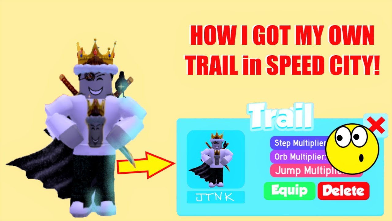 HOW I GOT MY OWN TRAIL in SPEED CITY! (Roblox) - YouTube